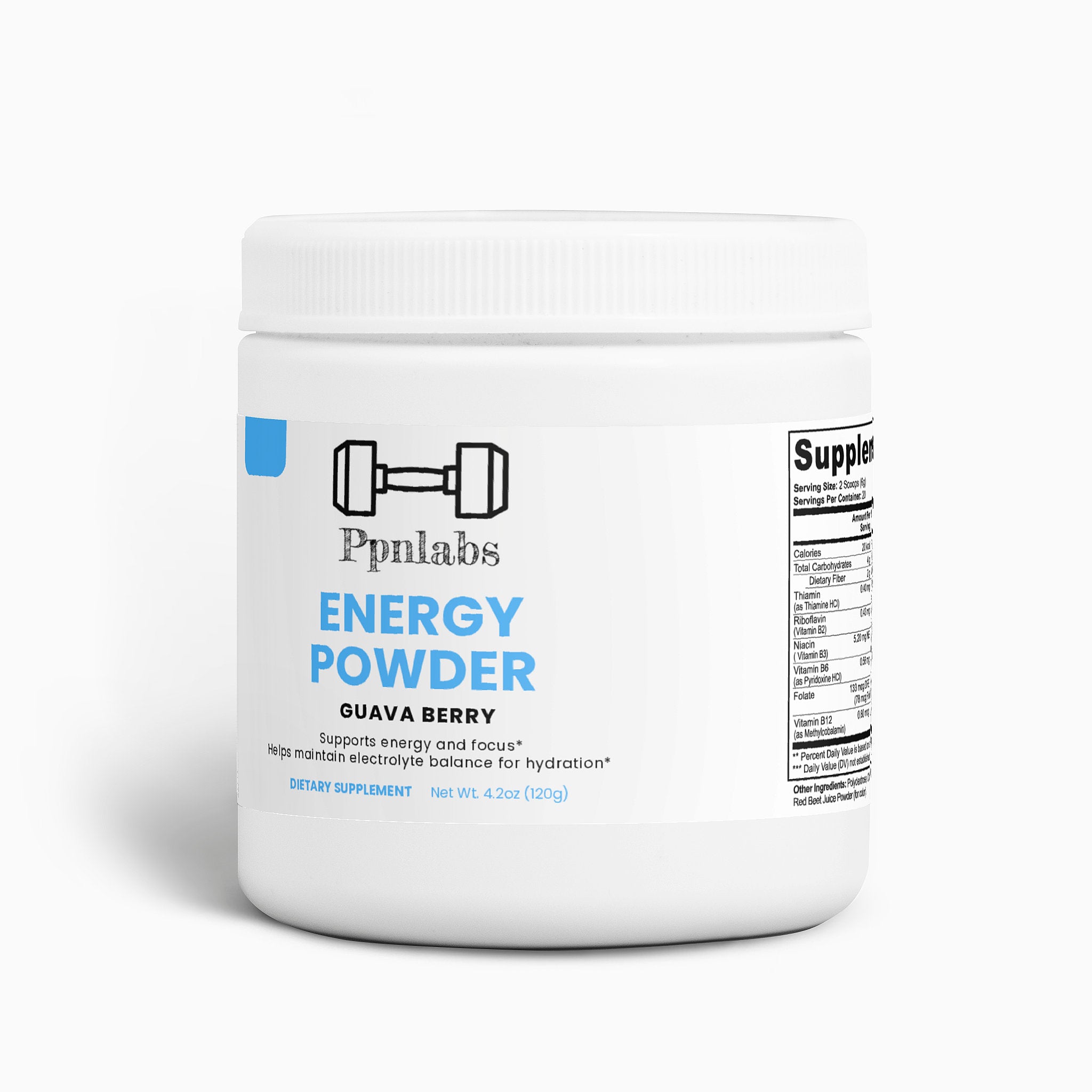 Energy Powder (Guava Berry) – Peak Performance Nutrition Labs